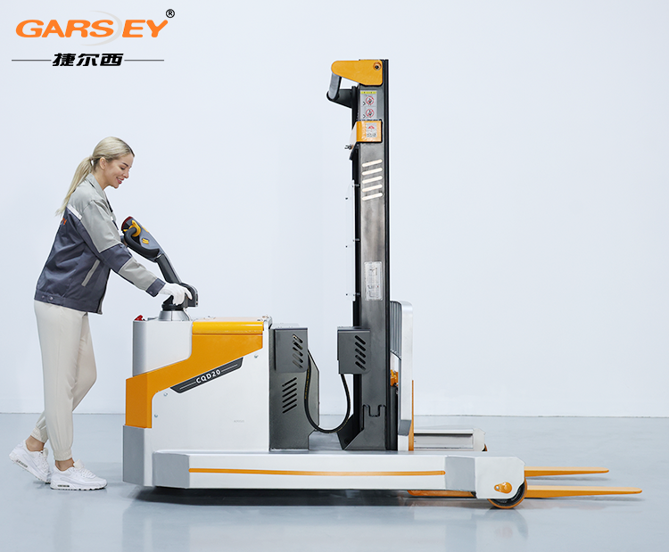 步行式 前移电动叉车 - 电动仓储设备，堆高、搬运、牵引 AGV无人化仓储 捷尔西Garsey官网