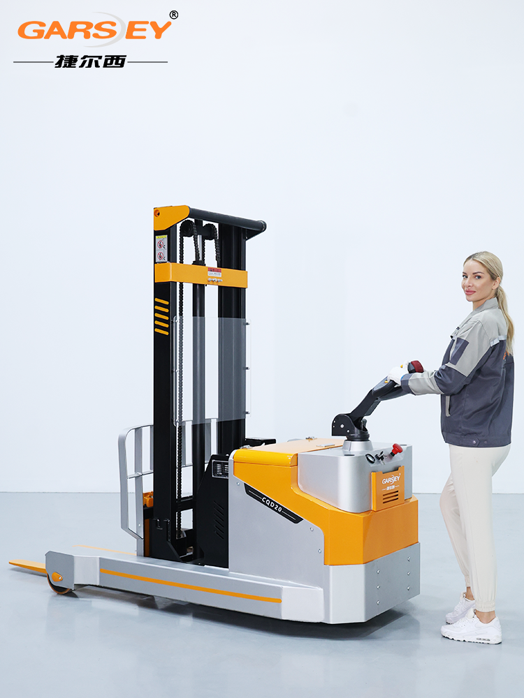 步行式 前移电动叉车 - 电动仓储设备，堆高、搬运、牵引 AGV无人化仓储 捷尔西Garsey官网